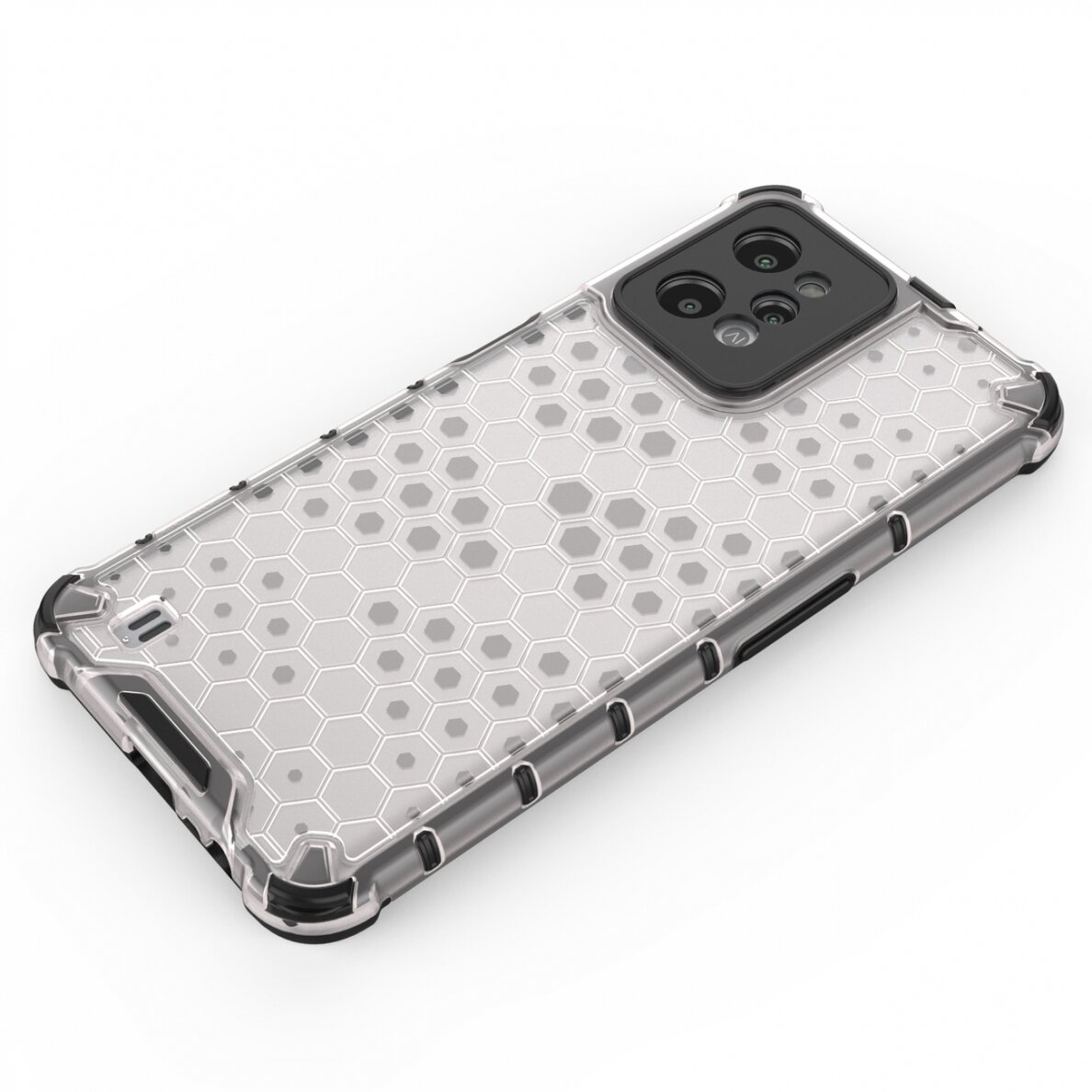 Dėklas Honeycomb case armored Realme C31 Permatomas | deklai-telefonams.lt