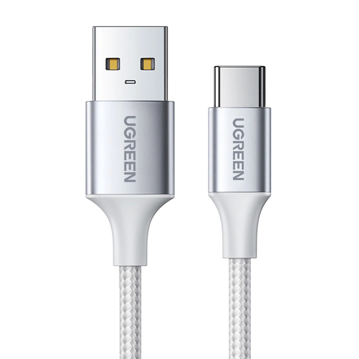 Ugreen US288 60409 USB-A / USB-C QC 3.0 3A 3m cable - white | deklai-telefonams.lt